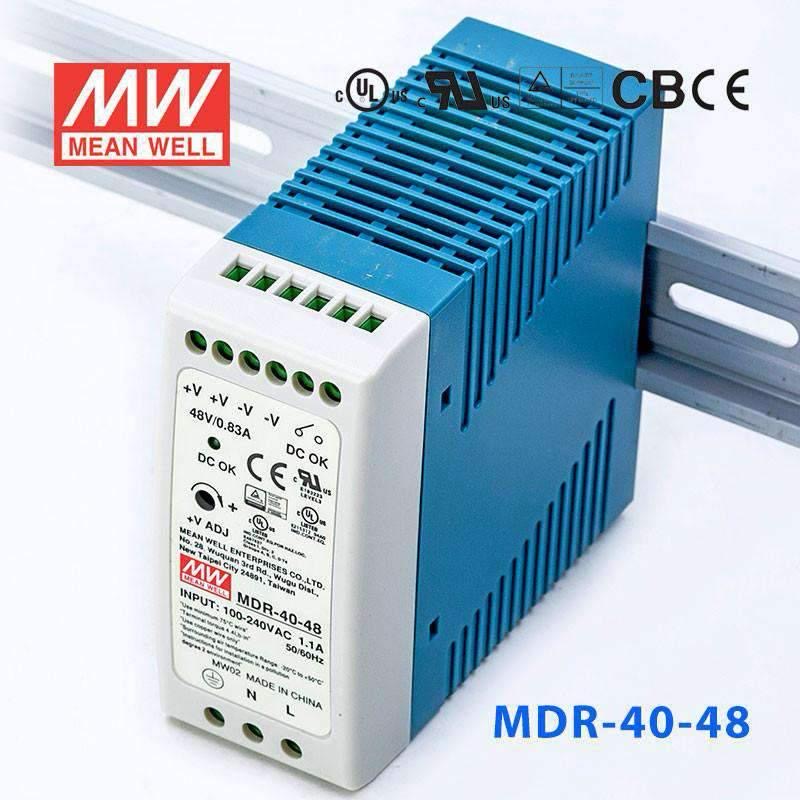 MDR-40-48 MEANWELL POWER SUPPLY - STAR BABY ELECTRONICS