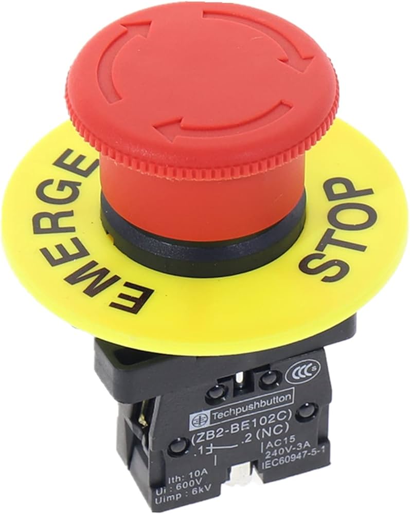 V16-A11-R 16MM PUSH BUTTON - STAR BABY ELECTRONICS